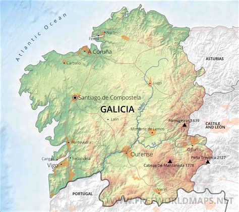 Discover Galicia: Your Ultimate Guide with Detailed Galicia Map ...